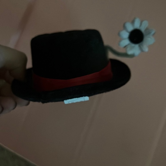 Accessories | Small Clip In Clown Fedora Mini Hat With Flower | Poshmark